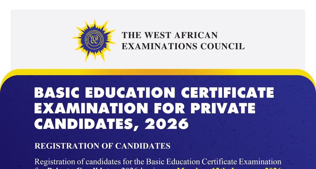 BECE 2026 for Private Candidates: Registration Dates, Requirements ...